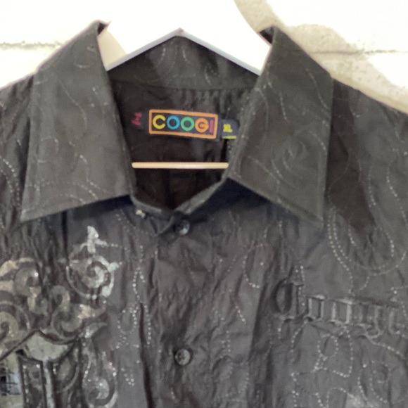 COOGI | Shirts | Coogi Luxe Vintage Spellout Button Down Shirt | Poshmark
